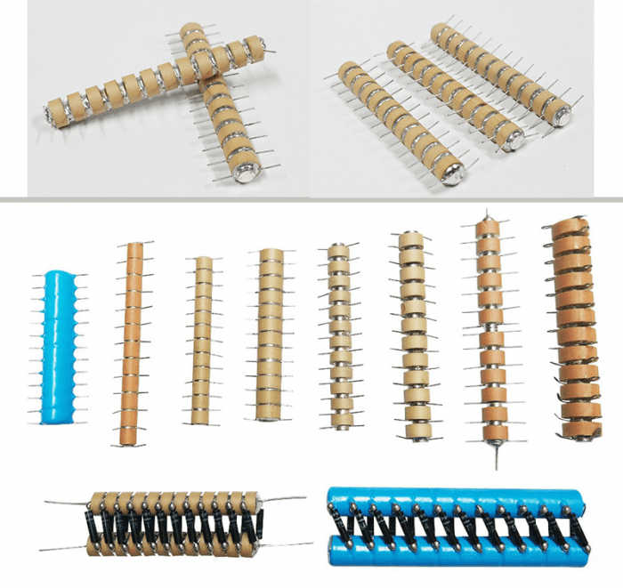 Capacitor Stacks, Voltage Multiplier, Ceramic Cascade